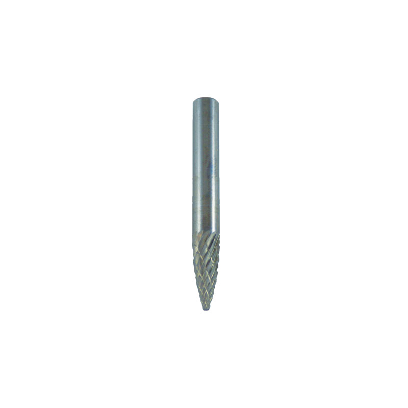 Josco 6mm x 16mm D-Cut Carbide Burr - Pointed End Tree - Josco Australia