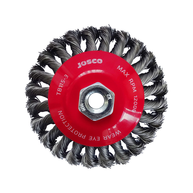Josco 115mm Multi-Thread Twistknot Bevel Brush - Josco Australia