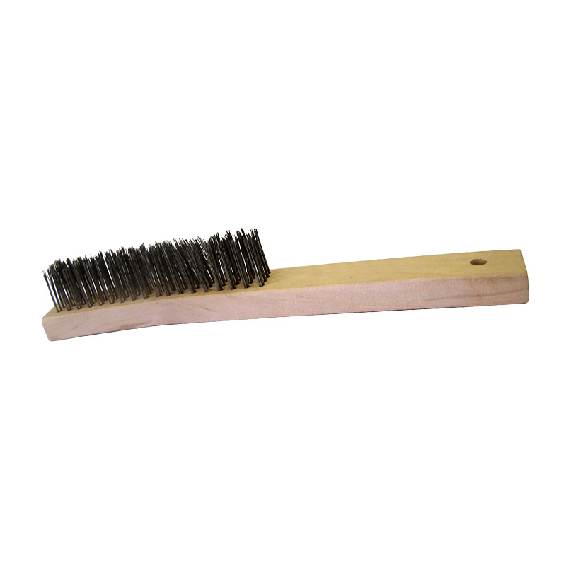 Josco 4 Row Stainless Steel Hand Brush Long Handle - Josco Australia